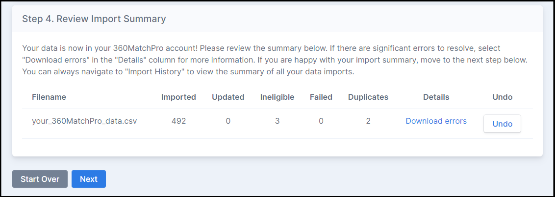 Getting Started: Data Import Overview